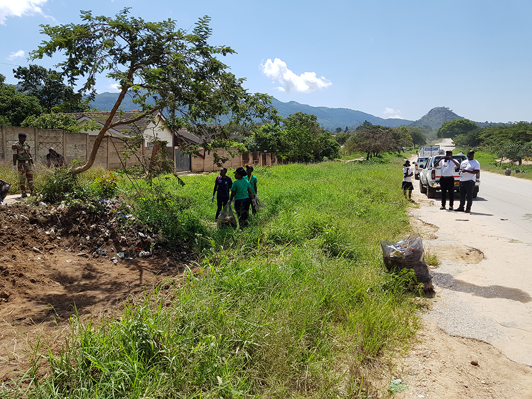 Clean-up campaign in Mutare - Zimbabwe Consolidated Diamond Company