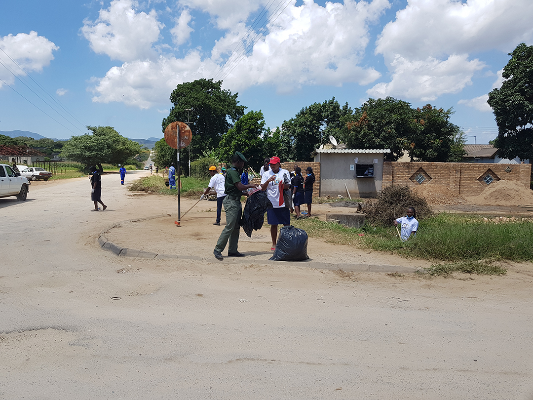 Clean-up campaign in Mutare - Zimbabwe Consolidated Diamond Company