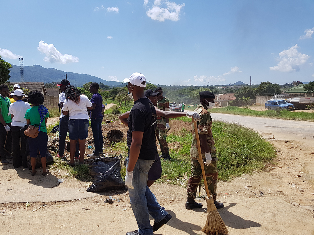 Clean-up campaign in Mutare - Zimbabwe Consolidated Diamond Company